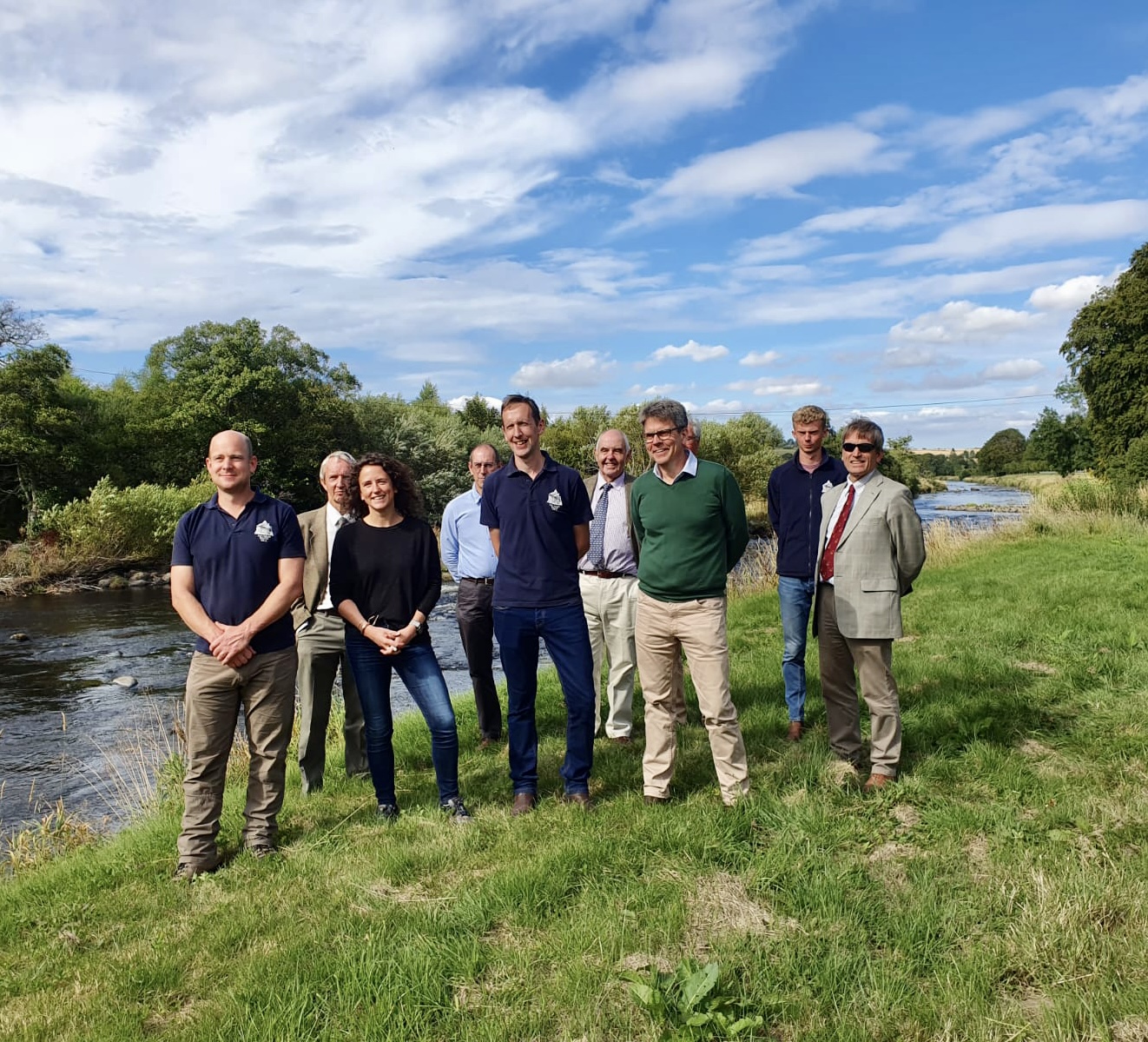 Visit to river Deveron from Mairi Gougeon, Cabinet Secretary for Rural ...